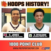 Hoop History: Jones & Spaulding Join 1000-point Clubs in Benedictine ...