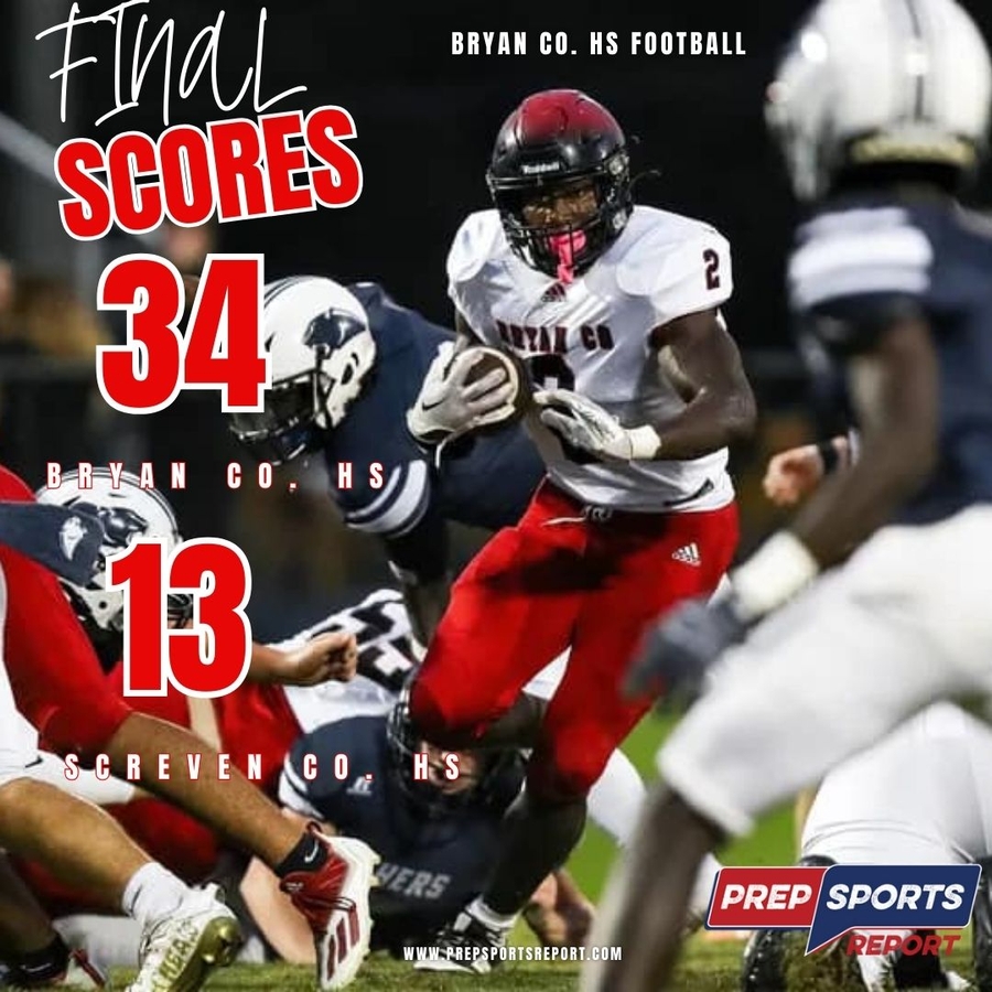 Bryan County defeats Screven County 34-13, in position for first region ...
