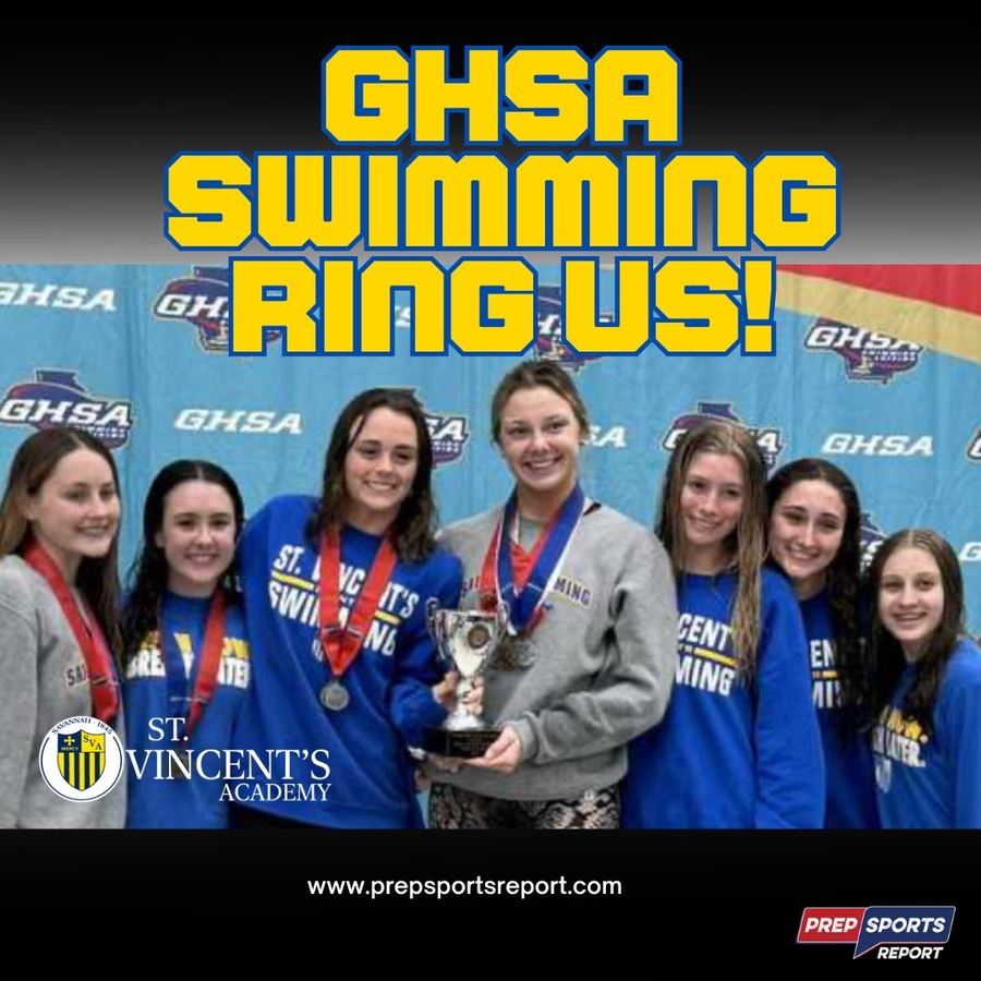 Saints Splashes Gold! St. Vincent's Academy Finishes Second at GHSA ...