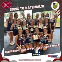 BC Cheerleaders cheer a NCA National Championship bid & individual ...