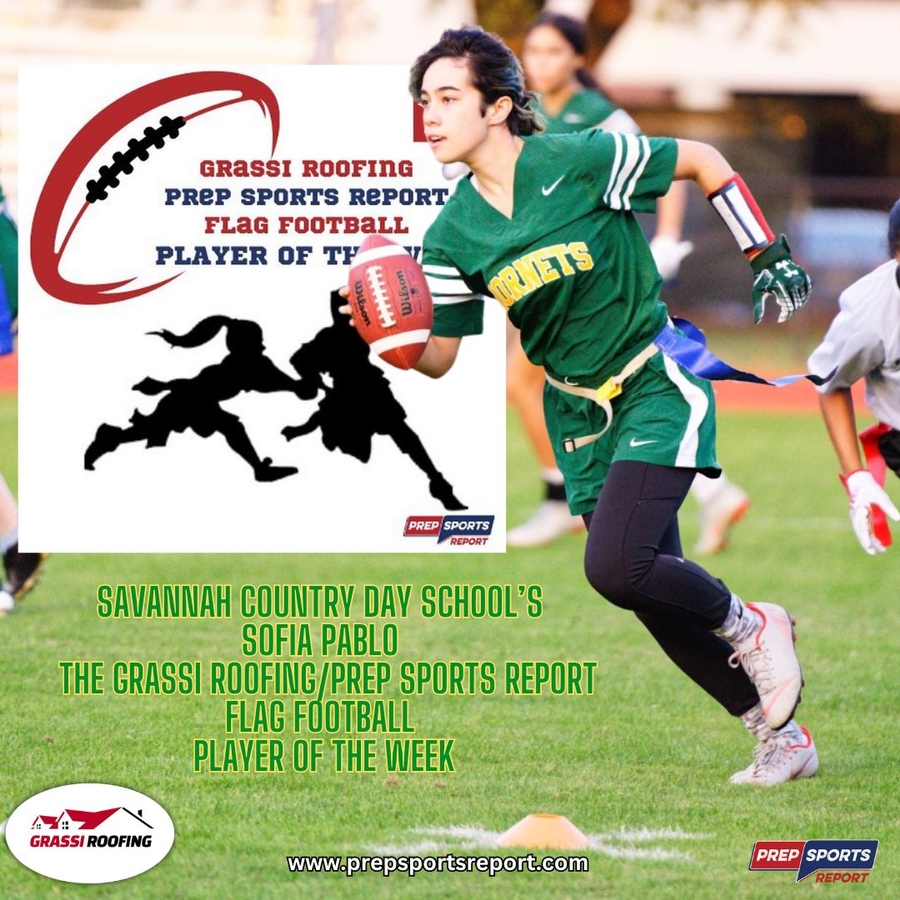 Savannah Country Day's Pablo Named The Grassi Roofing Flag Football ...