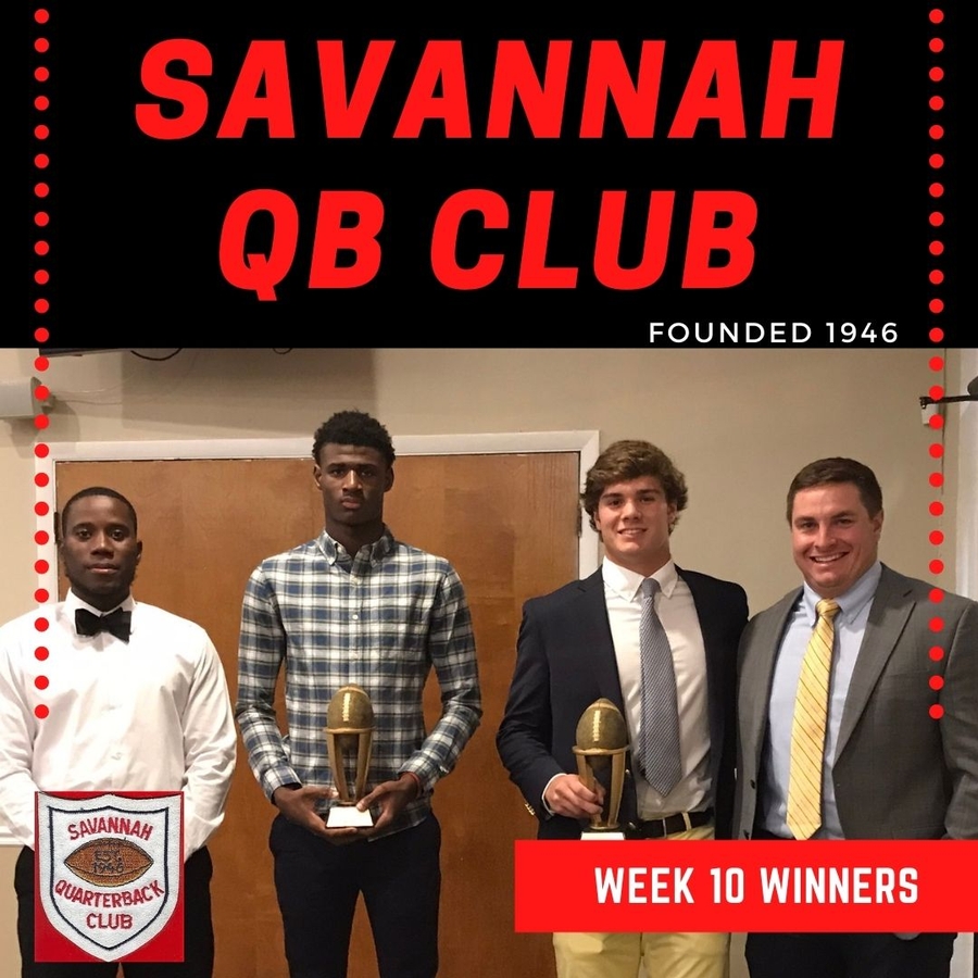 Hurst, Cromwell Catch Savannah Quarterback Club Honors for Week 10 ...