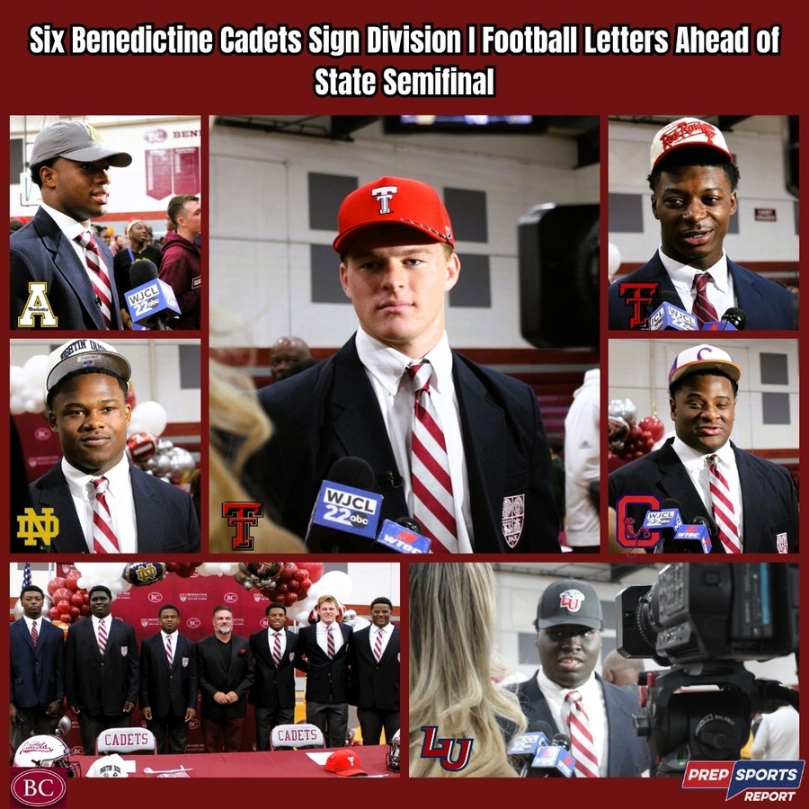 Six Cadets Sign Division I Football Letters as Benedictine Prepares for ...