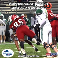 Savannah Christian Stout Defense Tops Country Day, on to Quarterfinals ...