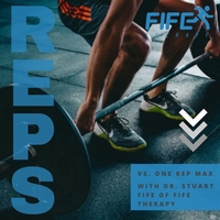 WEIGHT TRAINING: One max rep versus reps to find max with Fife Therapy ...